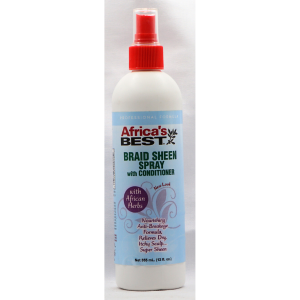 Africa's Best Braid Sheen Spray mit Conditioner - Professionelle Forme ...